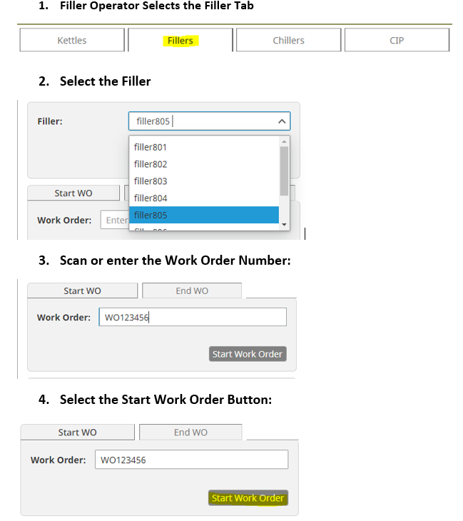 Filler Operator – Filler Fill Process Instructions – Blount Fine Foods