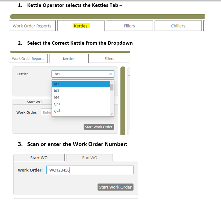 Kettle Operator – Kettle Cook Process Instructions – Blount Fine Foods